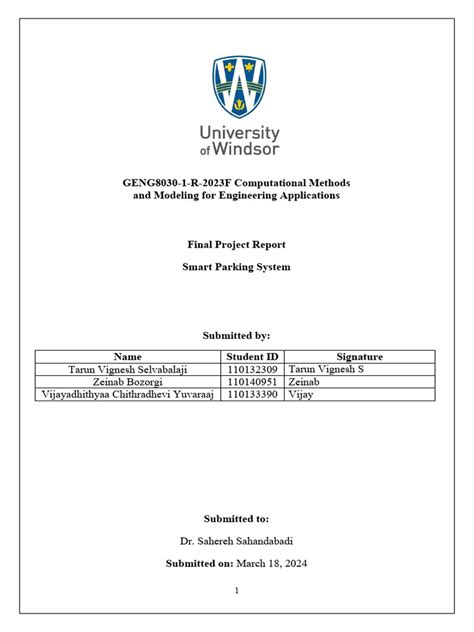 Smart Parking Final Report Pdf Arduino Internet Of Things