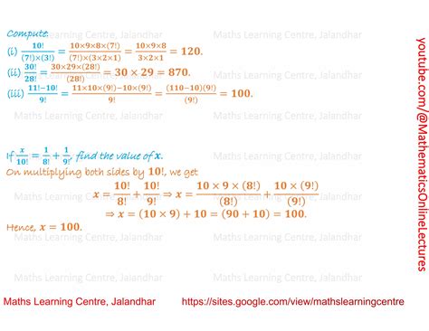 Class 11 Chapter 7 Permutations And Combinations Permutations