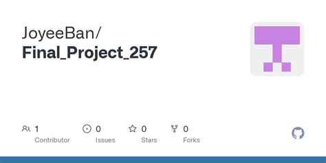 Github Joyeebanfinalproject257