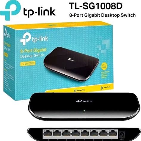 Gigabit Switching Hub 8 Port TP LINK TL SG1008D 7 Shopee Thailand