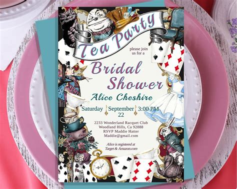 Alice In Wonderland Bridal Shower Theme Inspiration