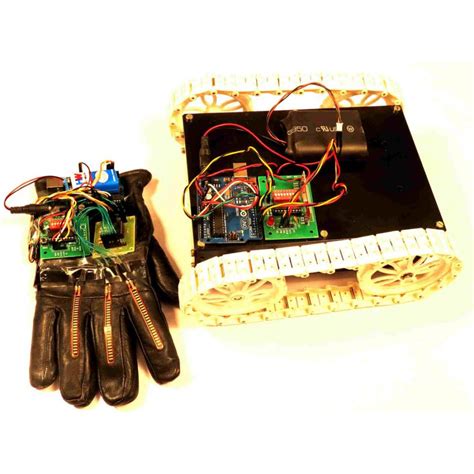 Buy Flex Sensor Based RF Controlled All Terrain Robot Using
