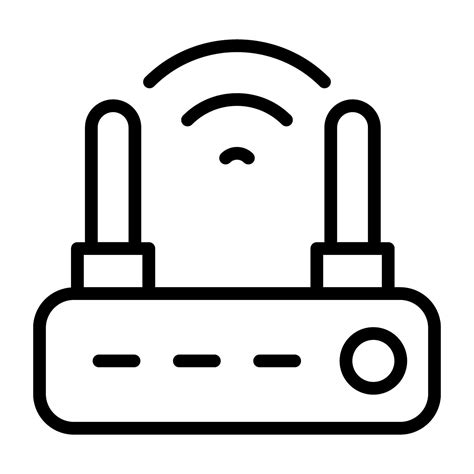 Wireless Network Icon Vector Design Of Wifi Router 40204602 Vector Art At Vecteezy