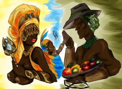 Oxum Oxossi E Logun Ede By OradiaNCPorciuncula On DeviantArt Digital Drawing Detailed Image