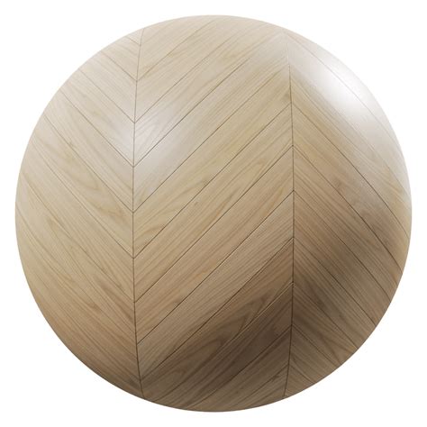 Chevron Ash Wood Board Texture White Poliigon