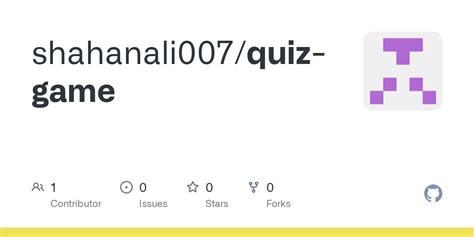 GitHub Shahanali007 Quiz Game