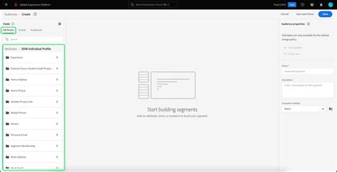 Segment Builder Ui Guide Adobe Experience Platform
