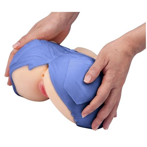 Masturbateur Fessier Mini Short En Jeans Vagin Et Anus Structurés