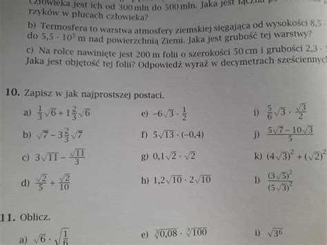 Proszę o pomoc w zadaniu Zadanie 10 ze strony 28 z podręcznika