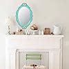 Eaoundm 145 X 10 Inchs Oval Antique Decorative Wall Mirror