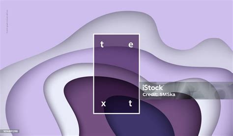 트렌디한 바이올렛 바탕 화면 3d 종이 예술 추상 벡터 배경 계층 3차원 형태에 대한 스톡 벡터 아트 및 기타 이미지 3차원 형태 가리기 개념 Istock