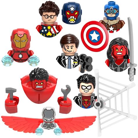 El Capit N Super Adaptoid Am Rica Iron Spider Red She Hammer Coulson