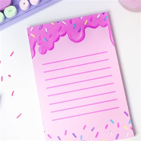 Cupcake Notebook Etsy