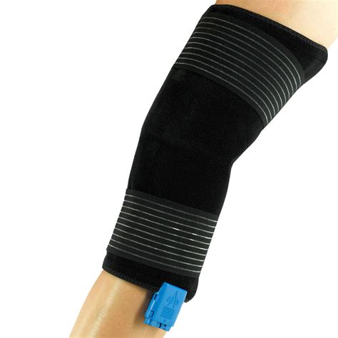 The Hotcold Compression Knee Wrap Hammacher Schlemmer