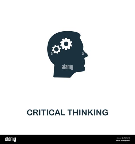 Critical Thinking Icon Premium Style Design From Personality
