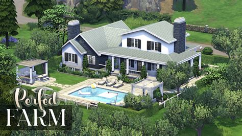 Perfect Modern Farmhouse No Cc Gallery The Sims 4 Rooms Lots