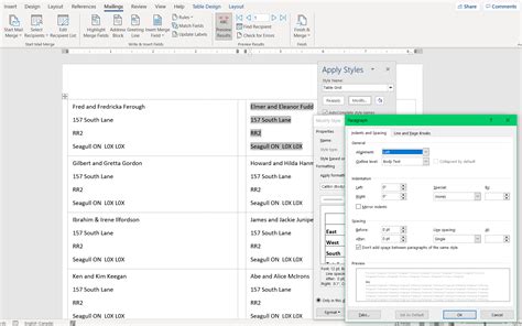 Word Mail Merge Address Block Is Double Spaced On Labels Microsoft