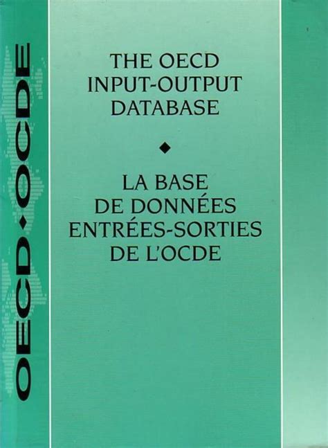 the oecd input output database la base de donnees entrees sorties de