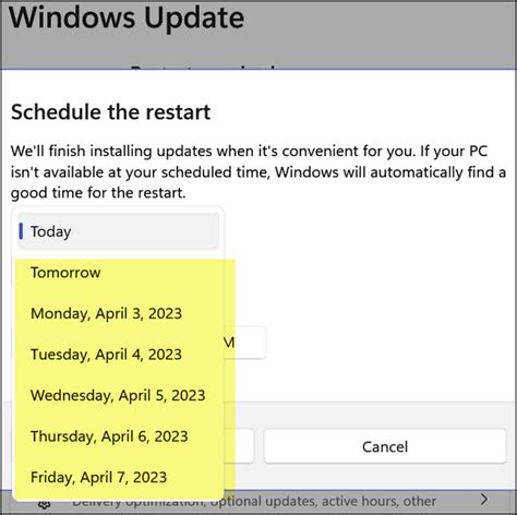 How To Schedule A Windows Update Cloudeight InfoAve