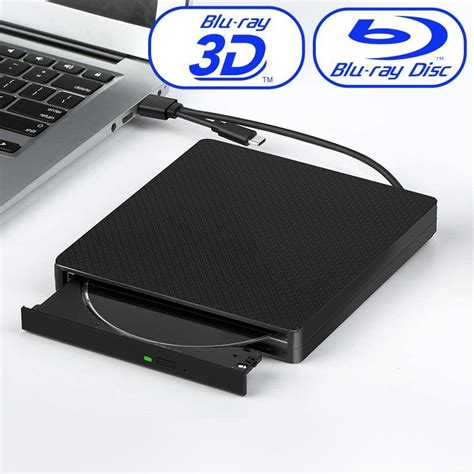 USB Type C External Blu Ray BD Player Portable DVD CD Player Supports D GB G For PC