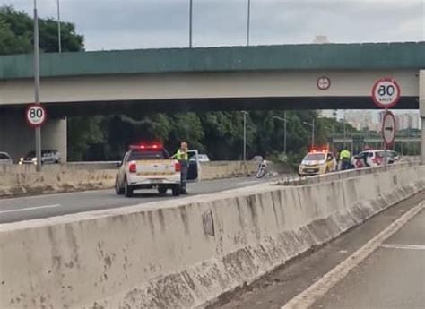 Motociclista Morre E Jovem Fica Ferida Em Acidente Na Av Mario Covas