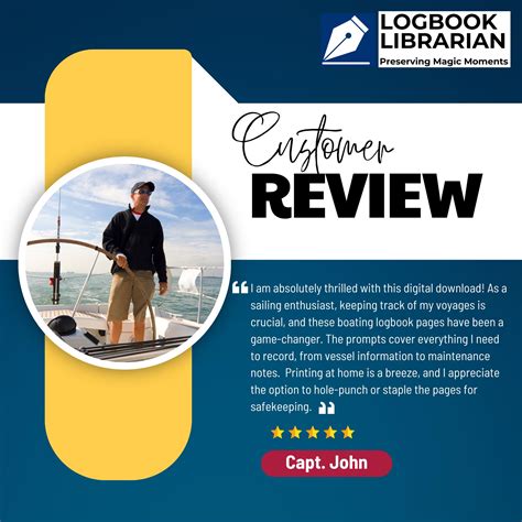 Ship Captains Log Book Nautical Journal Digital Download Etsy
