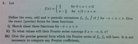 let f x { pi 2 for 0
