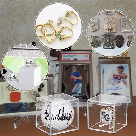 Buy 3 Pack Championship Ring Display Case Clear Acrylic Display Case