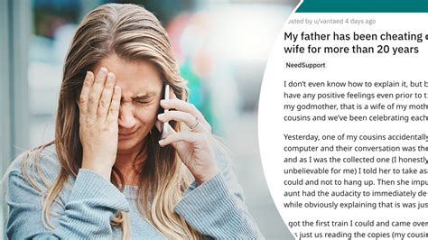 Woman S Horror After Discovering Dad S Year Affair With Aunt