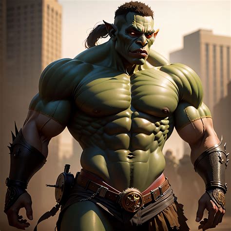 Male Orc 01866 By Futurerender On Deviantart