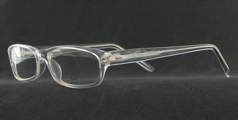 Soho Eyewear 58 Eyeglasses Crystal Clear Plastic Rectangular Frames Men