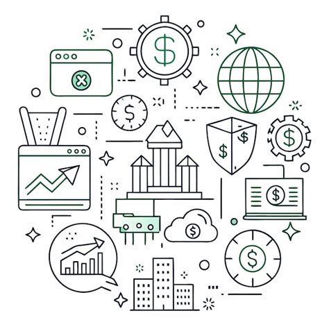 Financial Growth Success And Security Concept Premium Ai Generated Vector