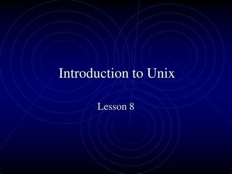 Ppt Introduction To Unix Powerpoint Presentation Free Download Id