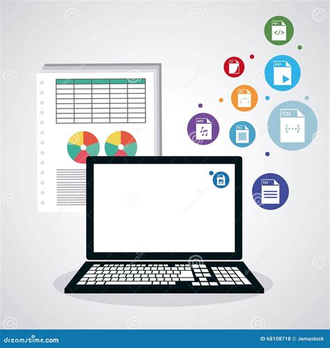 Spreadsheet Icon Design Stock Vector Illustration Of Finance 68108718