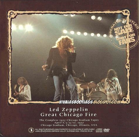 Led Zeppelin Great Chicago Fire Chicago Stadium Chicago Illinois