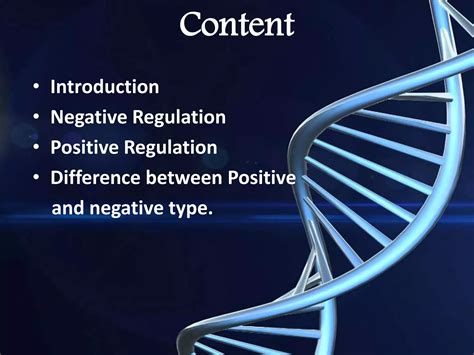 Regulation Of Lac Operon Positive Nd Negative Pptx