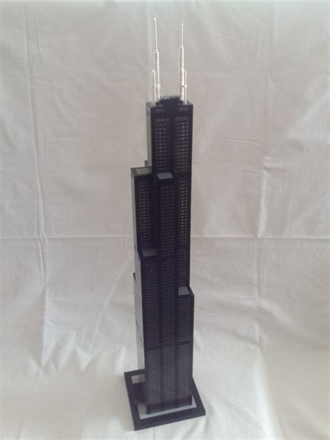 Lego Moc Willis Tower Sears Tower By Bracherli Rebrickable Build