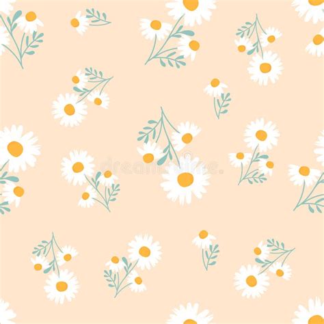 Cute Hand Drawn Spring Summer Flower Bees Honey Bright Pattern Fabric Cloth Wallpaper Wrap Paper