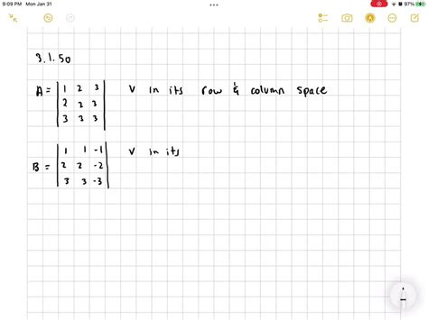 ⏩solvedfind A Matrix With V123 In The Row Space And Column