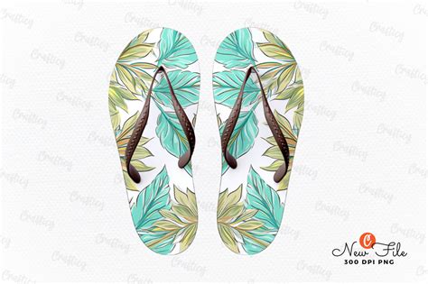 Flip Flops Watercolor Clipart Design Graphic By Graftify · Creative Fabrica