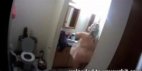 Unaware Wife Krissi Hidden Shower Pilation