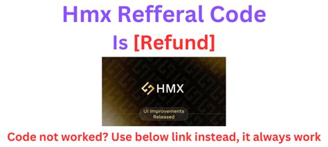 Hmx Referral Code Refund Get Upto125 Discount On Trading Fees
