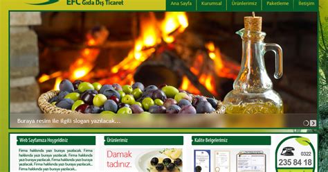 Php Gıda Kurumsal Firma Scripti Php Scriptler Asp Scriptler