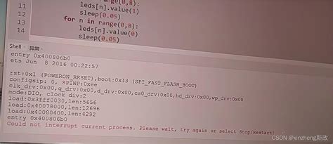 esp32 打不断运行程序，无法写入代码 esp32程序写不进去 csdn博客