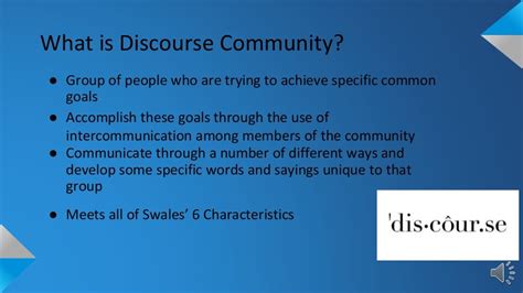 Discourse Community