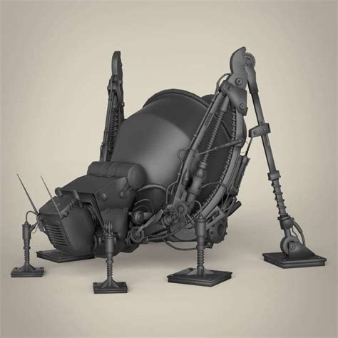 Robotic Grasshopper 3d Model By 3dseller