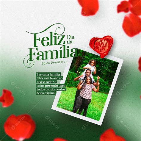 Post Dia Da Família Social Media Psd Editável Download Designi