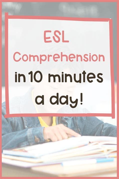 Esl Comprehension Made Simple Esl Reading Activities Esl Teaching