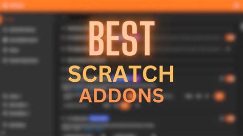 Enable These Scratch Addons Now Youtube