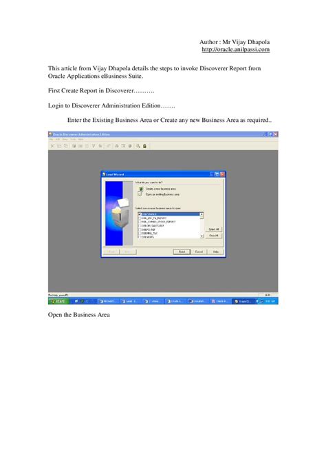Discoverer Oracle Apps Pdf